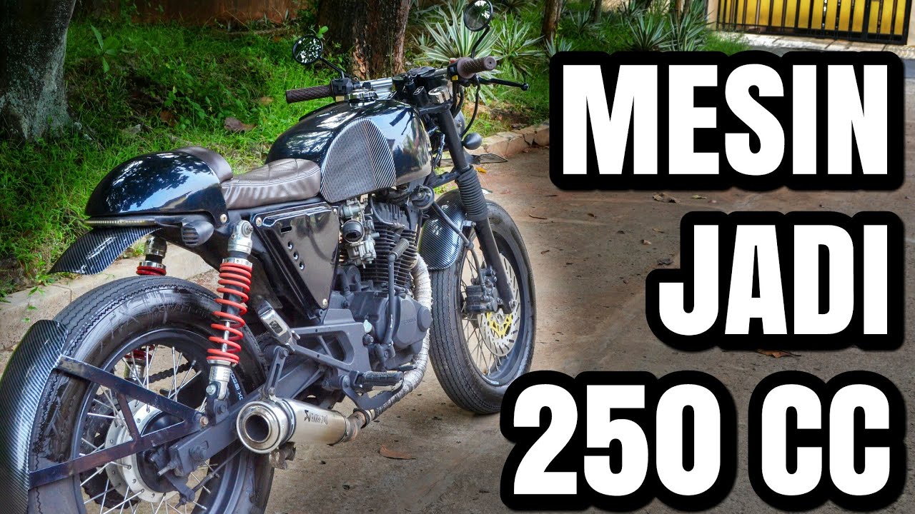 Nyobain Honda Tiger Full Modif Cafe Racer! - YouTube