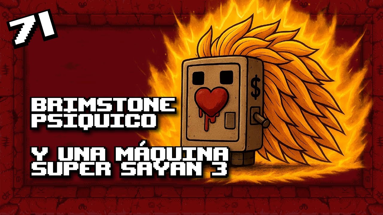 BRIMSTONE PSÍQUICO TÓXICO de MOCO y una máquina SSJ3 | The Binding of Isaac 71 # ...
