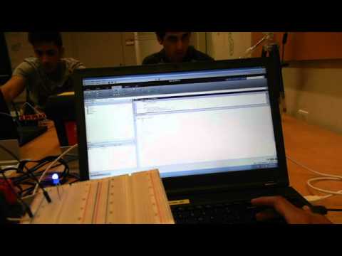 Matlab use to make an LED blink - YouTube