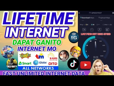 NEW FAST & LIFETIME INTERNET GOOD FOR DITO SIM & ALL NETWORKS (FAST APN ...