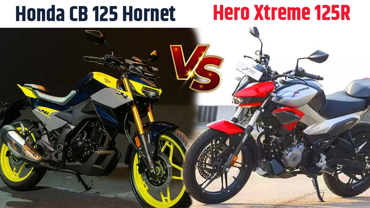 Honda CB 125 Hornet VS Hero Xtreme 125R Comparison | who is best ? CB125 Hornet VS Xtreme 125R ...