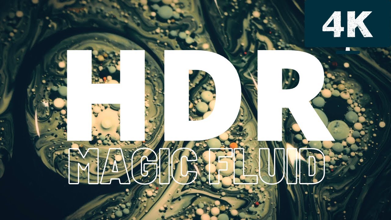 4K MAGIC FLUIDS HDR || MACRO COLORS || MOST SATISFYING VISUALS || FLUID ...