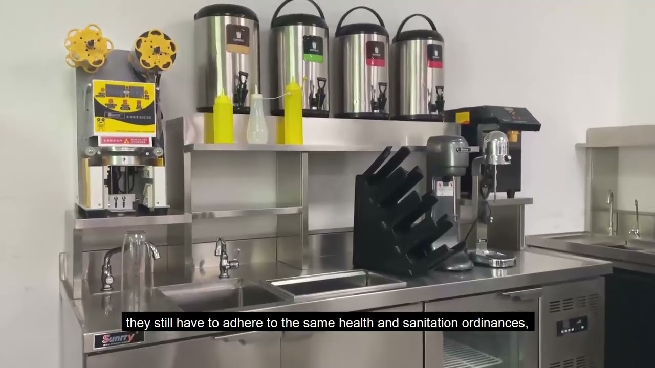 One-stop Milk Tea Shop Bubble Tea Equipment Juice Bar Equipment Full ...