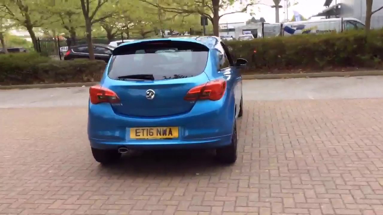 VAUXHALL CORSA LIMITED EDITION BLUE 2016 - YouTube