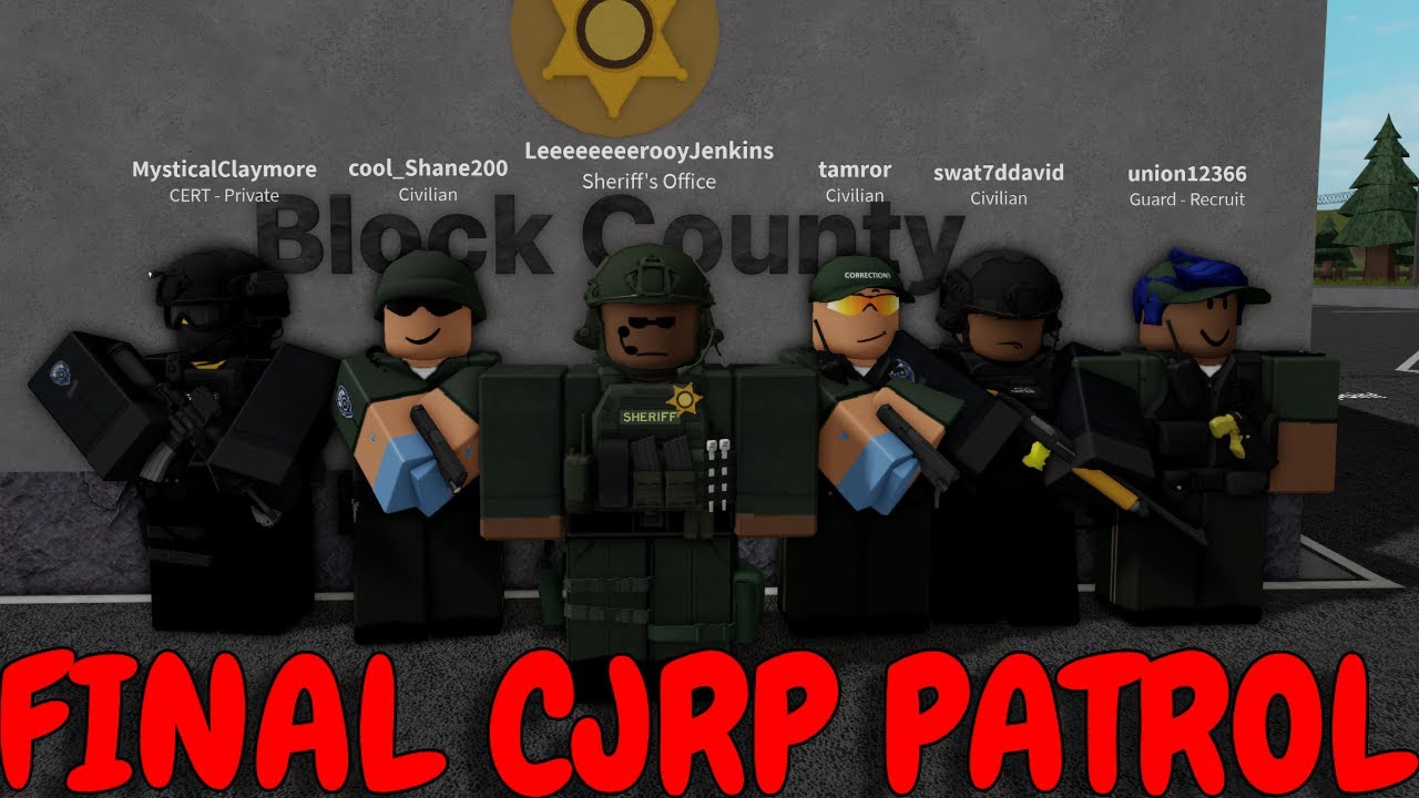 Final Sheriff Patrol | Roblox County Jail Roleplay - YouTube