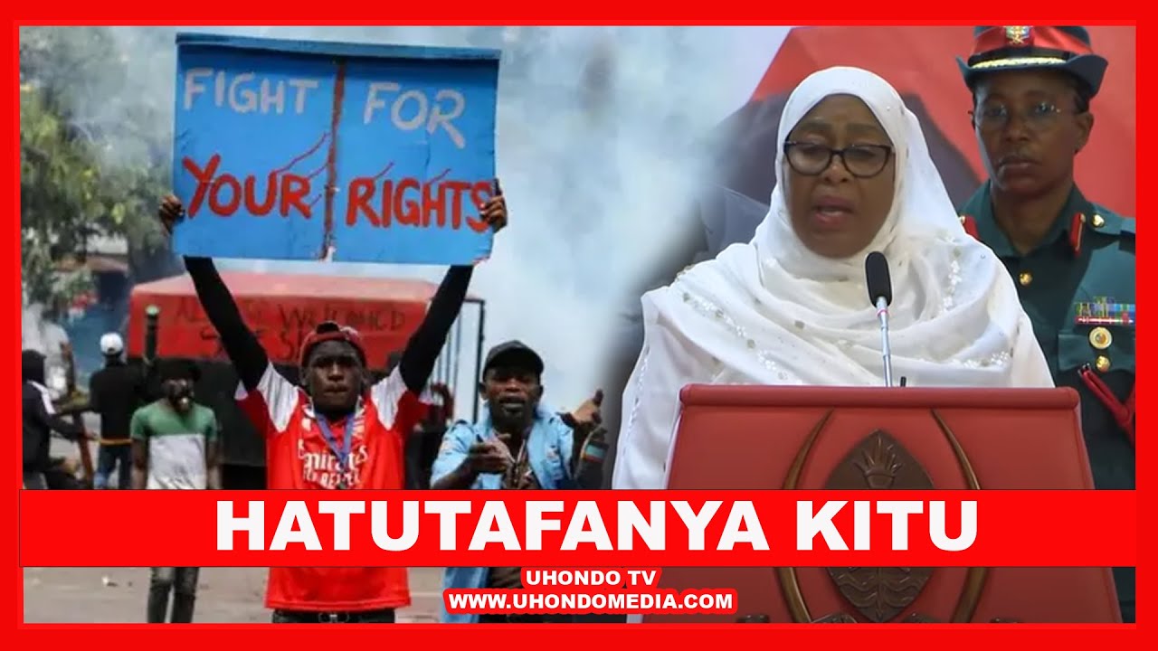 RAIS SAMIA ATOA TAMKO MACHAFUKO KENYA, "WANAPAMBANA KUTULIZA AMANI ...