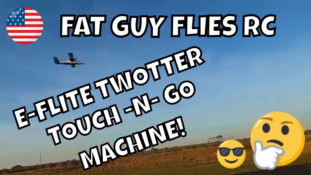 Crazy Touch And Goes In The Eflite Twin Otter By Fat Guy Flies Rc - YouTube