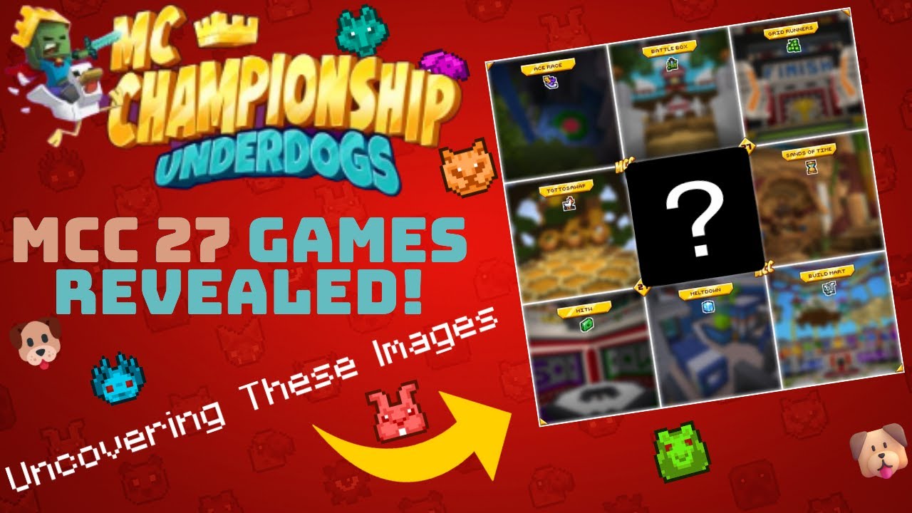 MCC 27 GAMES REVEALED! + Maps Uncovered (MC Championship) - YouTube