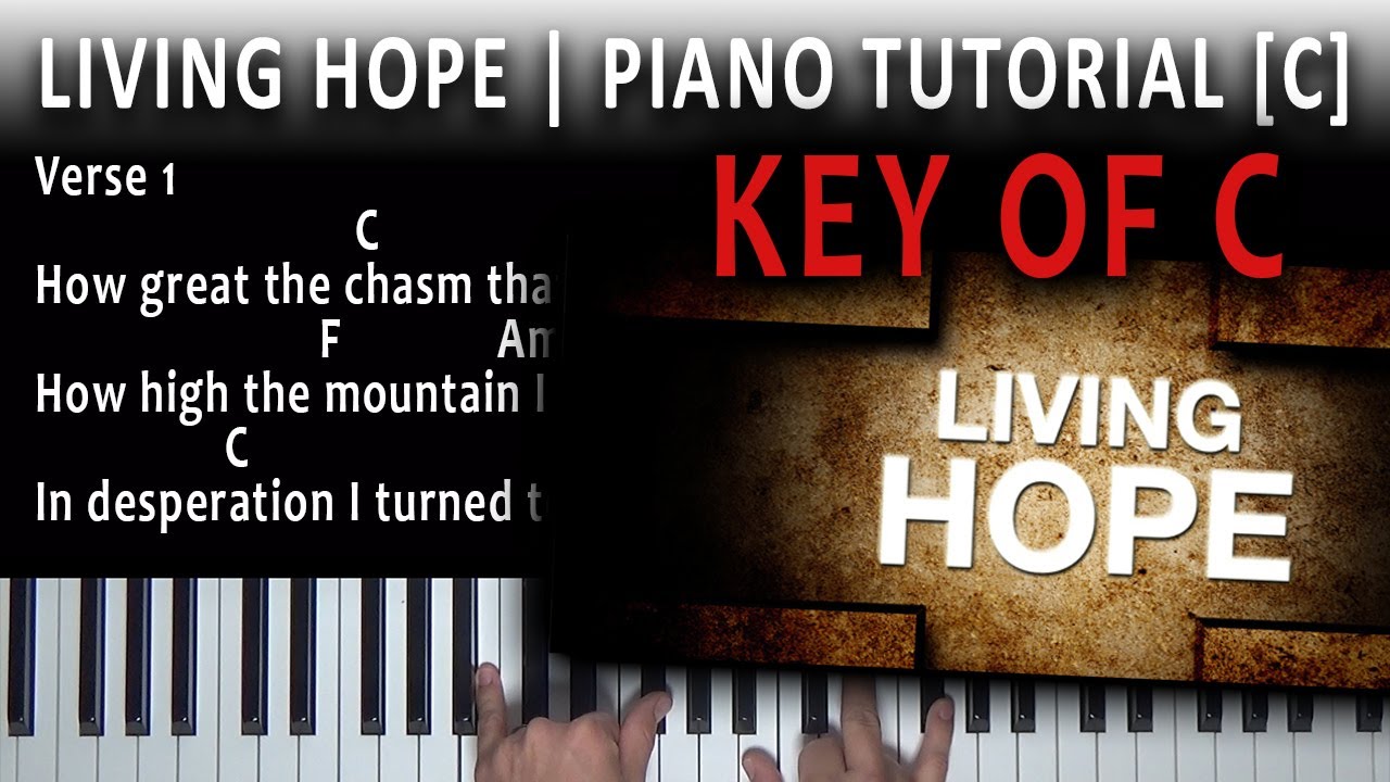 Living Hope | Beginner Piano Tutorial [C] - YouTube