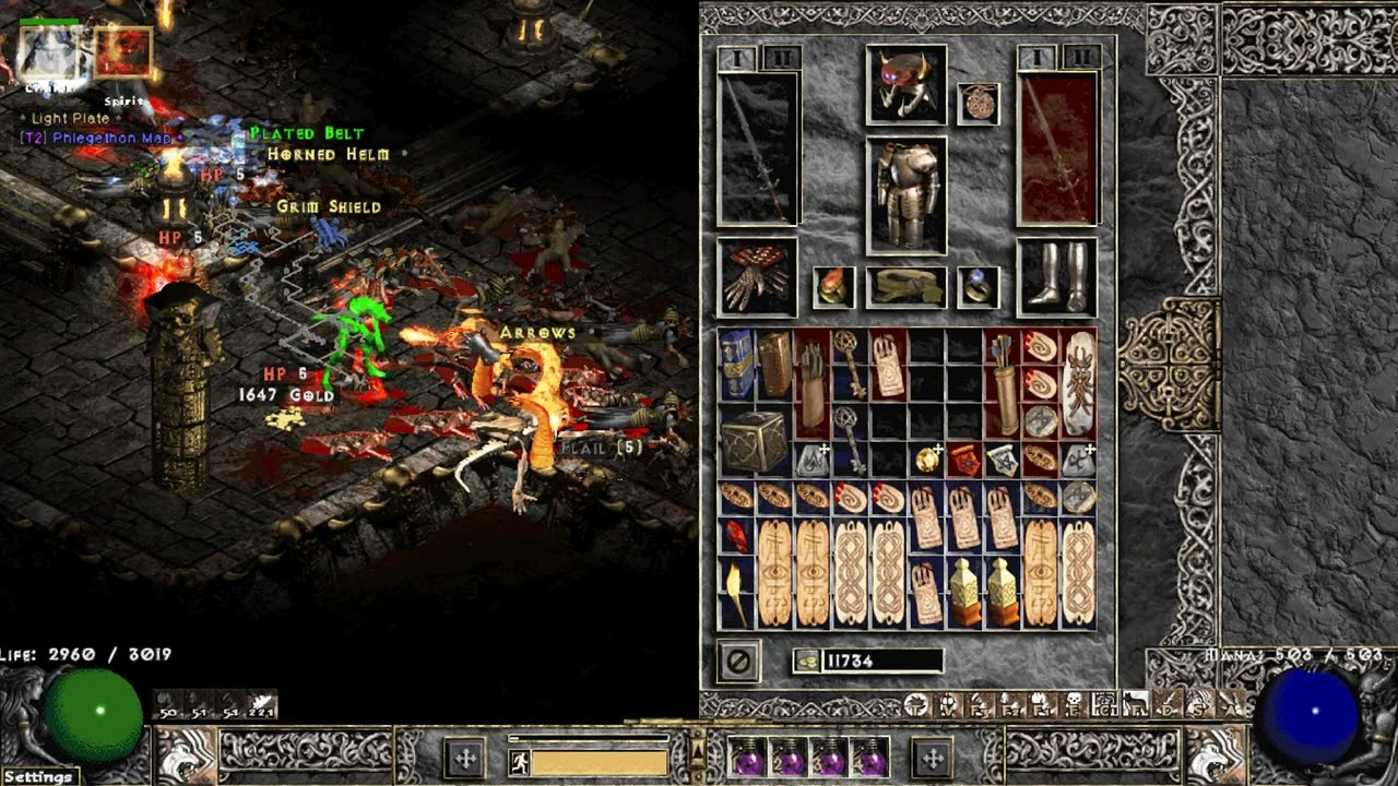 [Project Diablo 2] PD2 S5 Wolf Barb River of Blood(173%) - YouTube