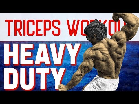 Mike Mentzer | Allenamento per i tricipiti | Serie Heavy Duty