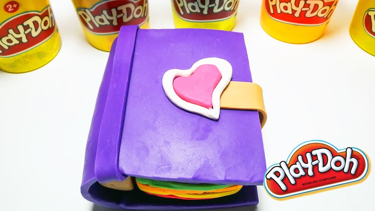 How to make Play-doh Book | Playdoh Crafts | How to Make a Colorful ...