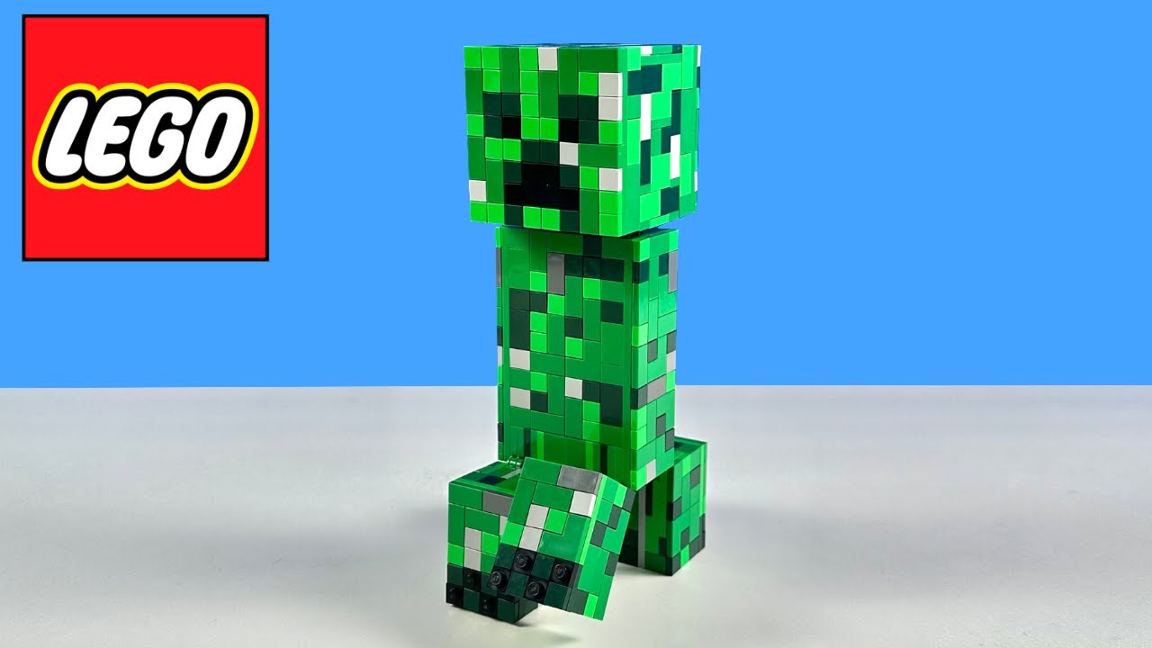 LEGO Minecraft Creeper Speed Build - YouTube
