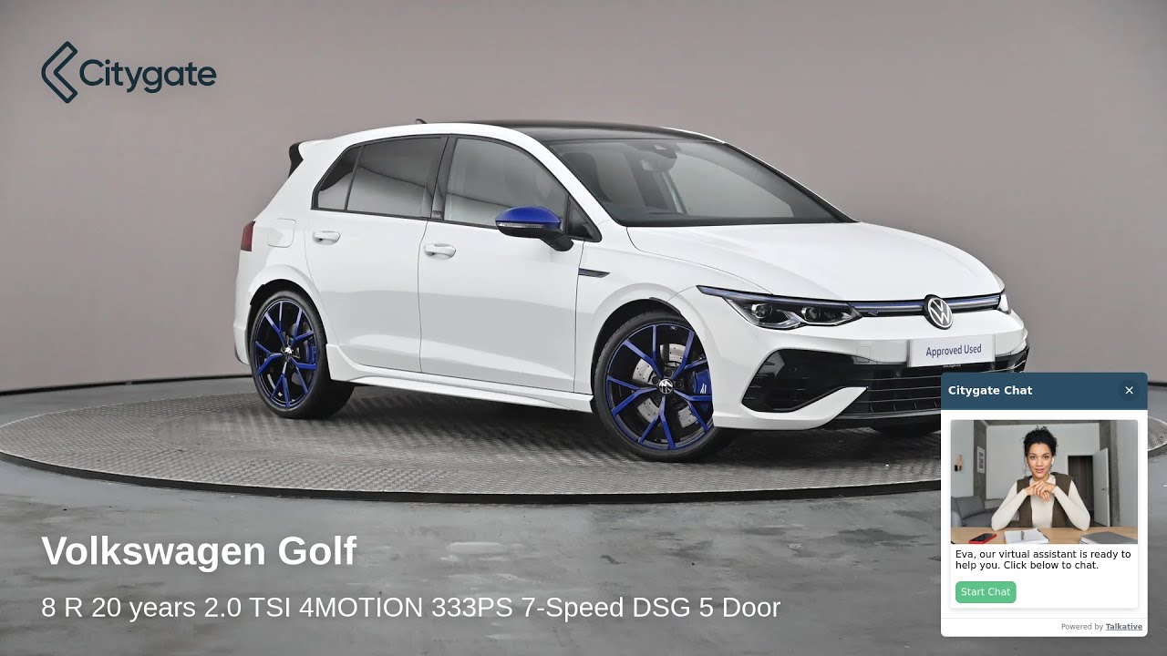 Volkswagen Golf - 8 R 20 years 2.0 TSI 4MOTION 333PS 7-Speed DSG 5 Door ...