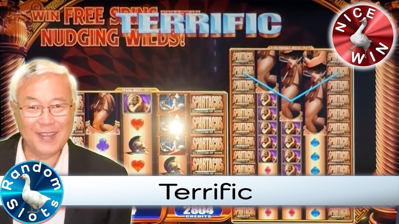 Spartacus Gladiator of Rome Slot Machine Terrific Spin - YouTube
