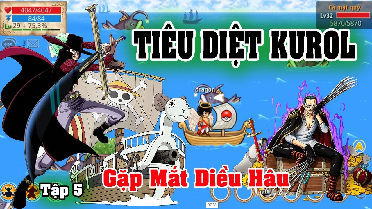 HTTH: Tiêu diệt Kurol Rời làng Usopp đến Tàu Baratie Đụng độ mắt Diều ...