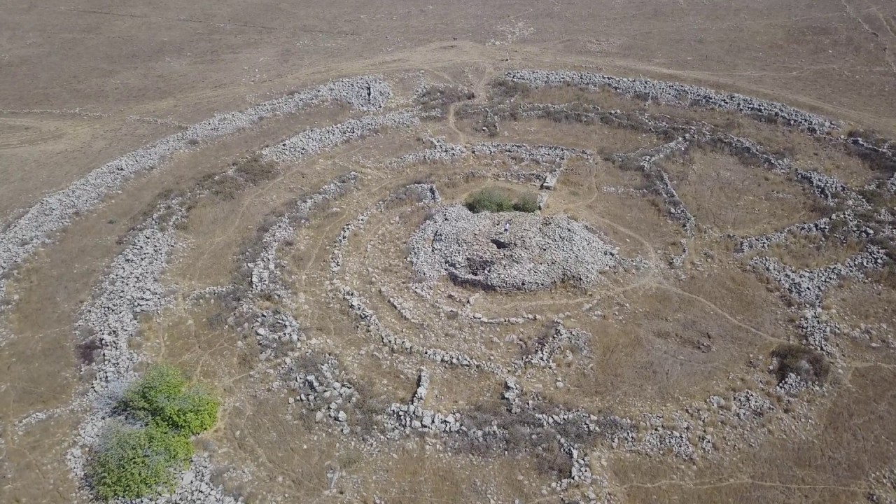 Rujm el-Hiri - Aerial views (BibleWalks.com) - YouTube