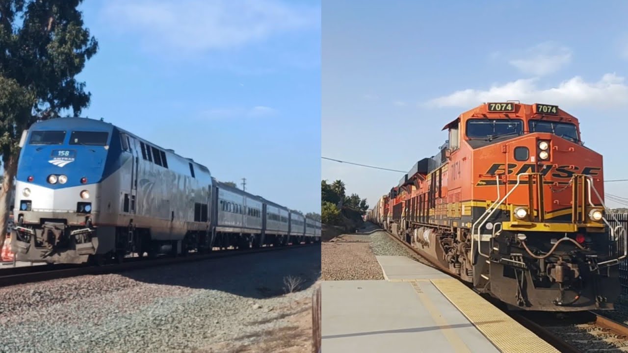 Railfanning Leucadia & Carlsbad Poinsettia 1/7/25| Feat. The Comet Set ...