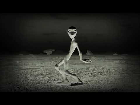 Yeni Akım yeşil uzaylı cin halinde