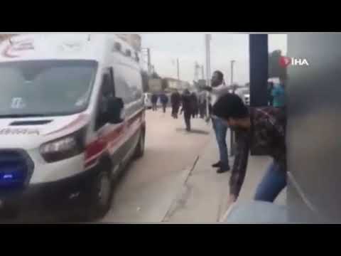 GAZİANTEP KARKAMIŞTA OKULA ROKET DÜŞTÜ