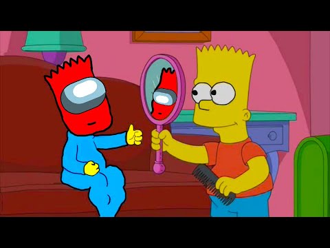 Among Us - Bart Funny, Homer and Impostor | AMONG US ANIMATION Song ...