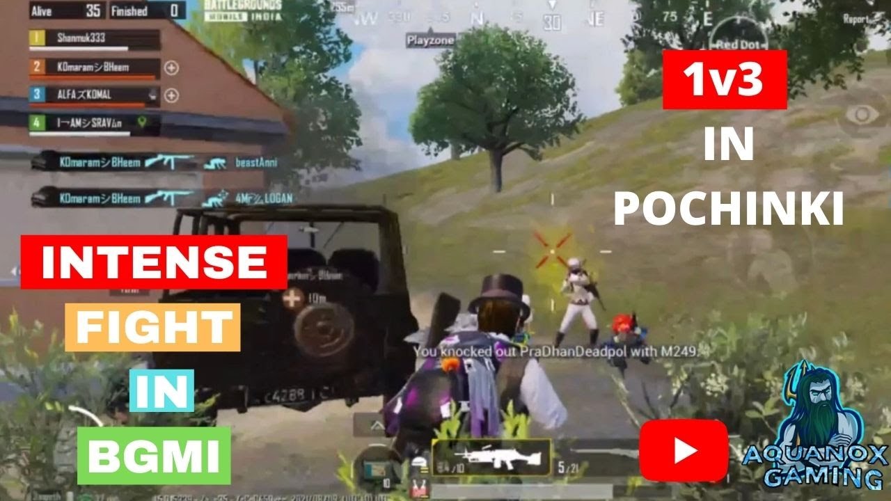 1v3 In POCHINKI || Intense Fights in BGMI 😤 - YouTube