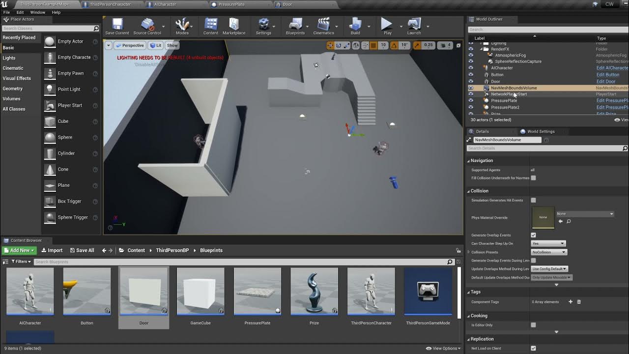 Unreal Engine 4 Beginners 2020-21: #32 Complete Puzzle - YouTube