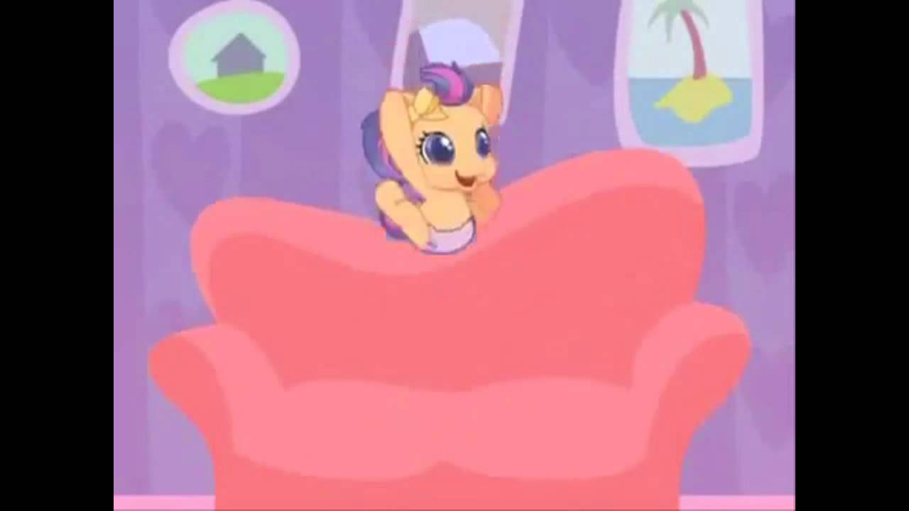 Applejack and Rainbow Dash's Reaction to G3.5 Scootaloo - YouTube