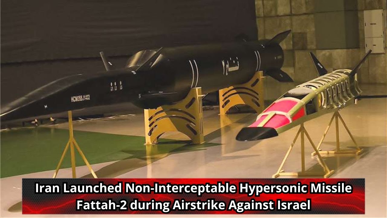 Iran Launched Non Interceptable Hypersonic Missile Fattah 2 during ...