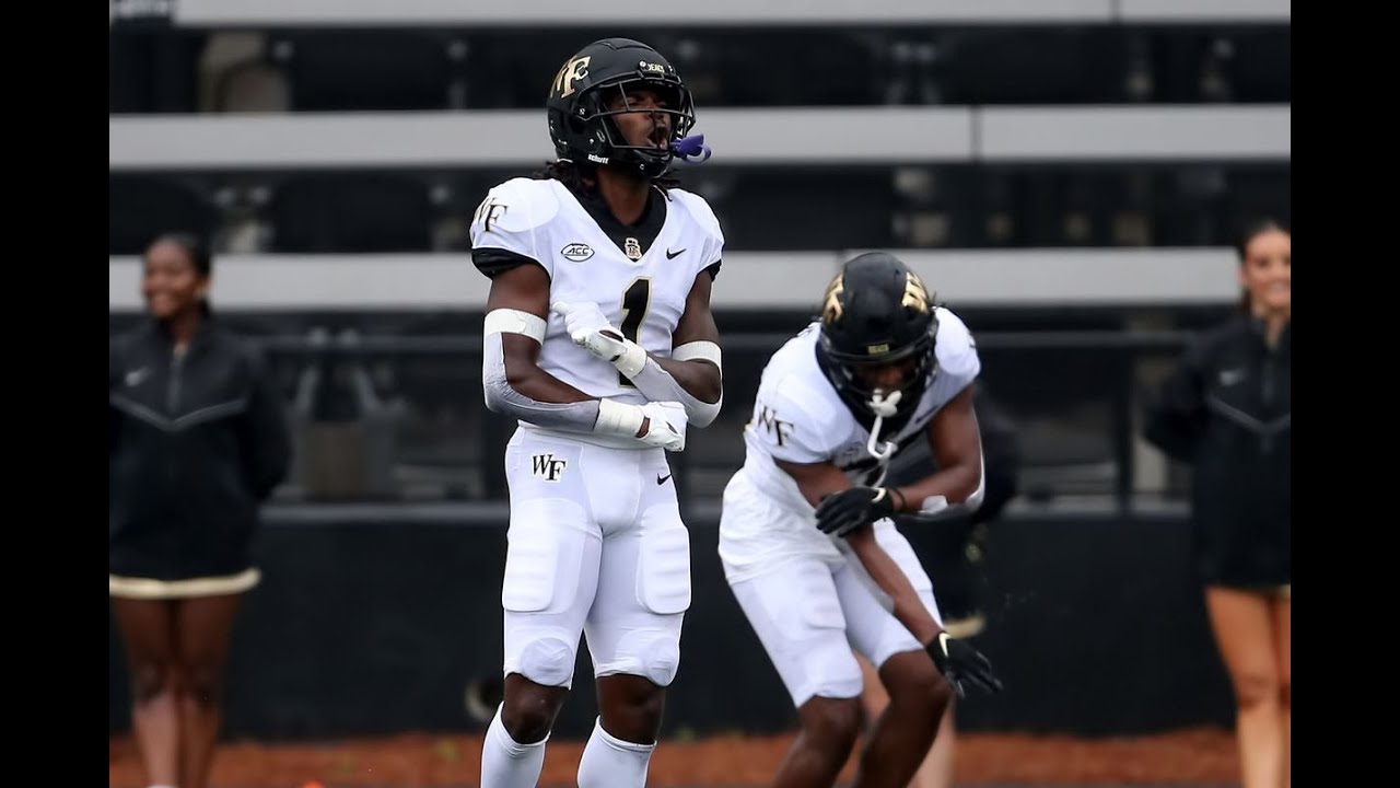 Caelen Carson Wake Forest Highlights - YouTube