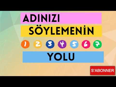 Fransızca İsminizi Söylemenin 7 Yolu | Fransızca Kendini Tanıtma
