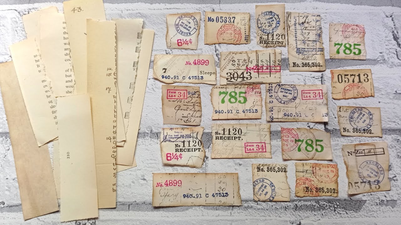 DIY Labels From Scraps - #msscrapbusters - YouTube