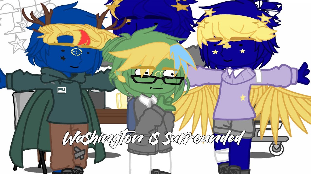 Washington is surrounded|Jaws sound|State Humans|Gacha Club - YouTube