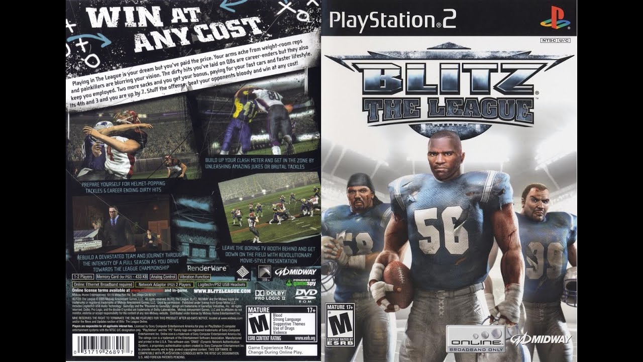 Blitz: The League (PlayStation 2) - Minnesota Reapers vs. Vegas Aces ...