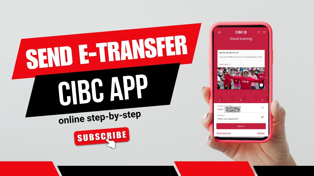 How to Send e-Transfer CIBC App - YouTube
