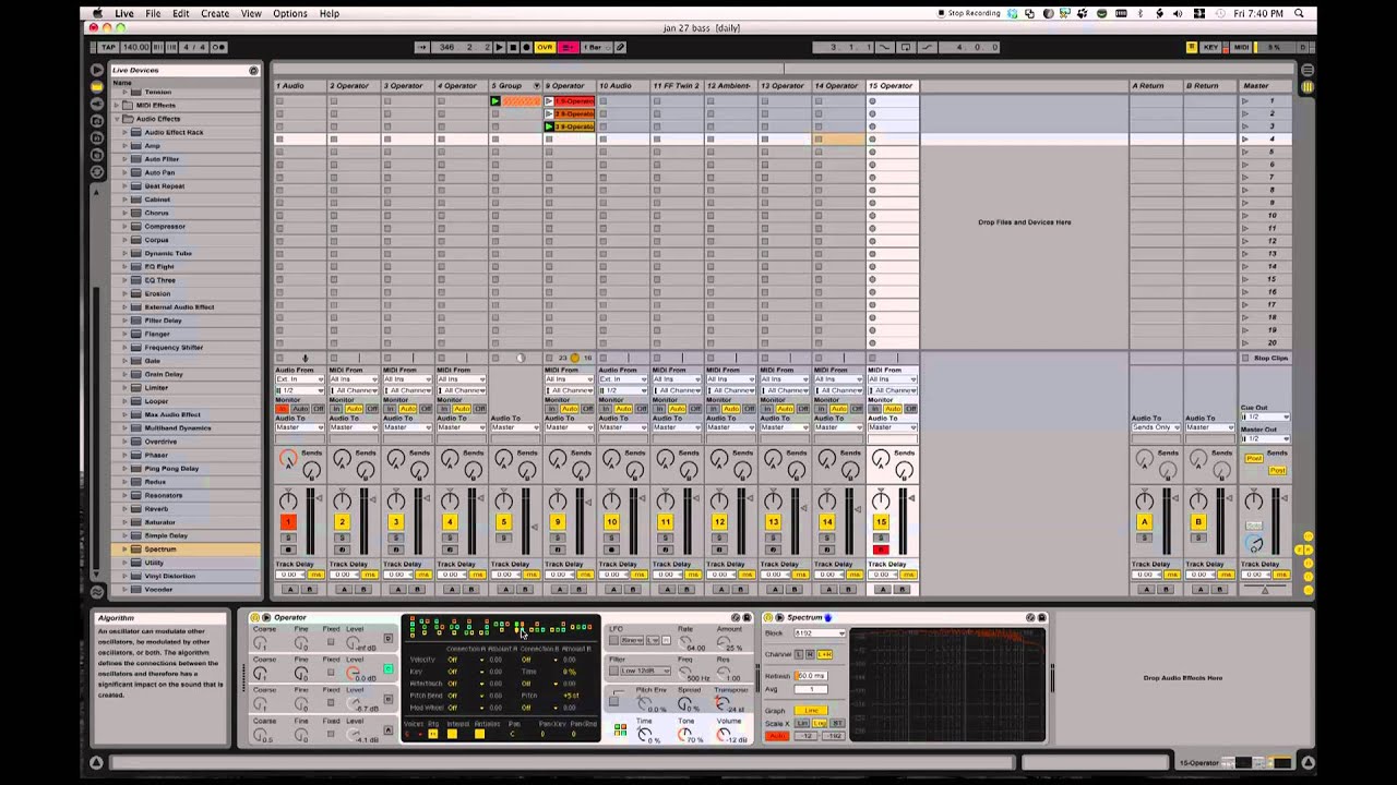 Ableton Operator Tutorial 2: dubstep modulated bass sounds with ...