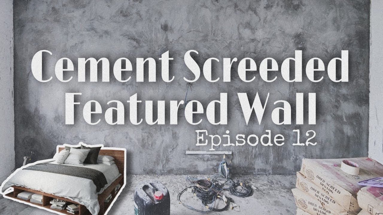 Have You Seen A Cement Screeded Wall Before? 🤔🧱🧰 | Singapore HDB 4 Room ...