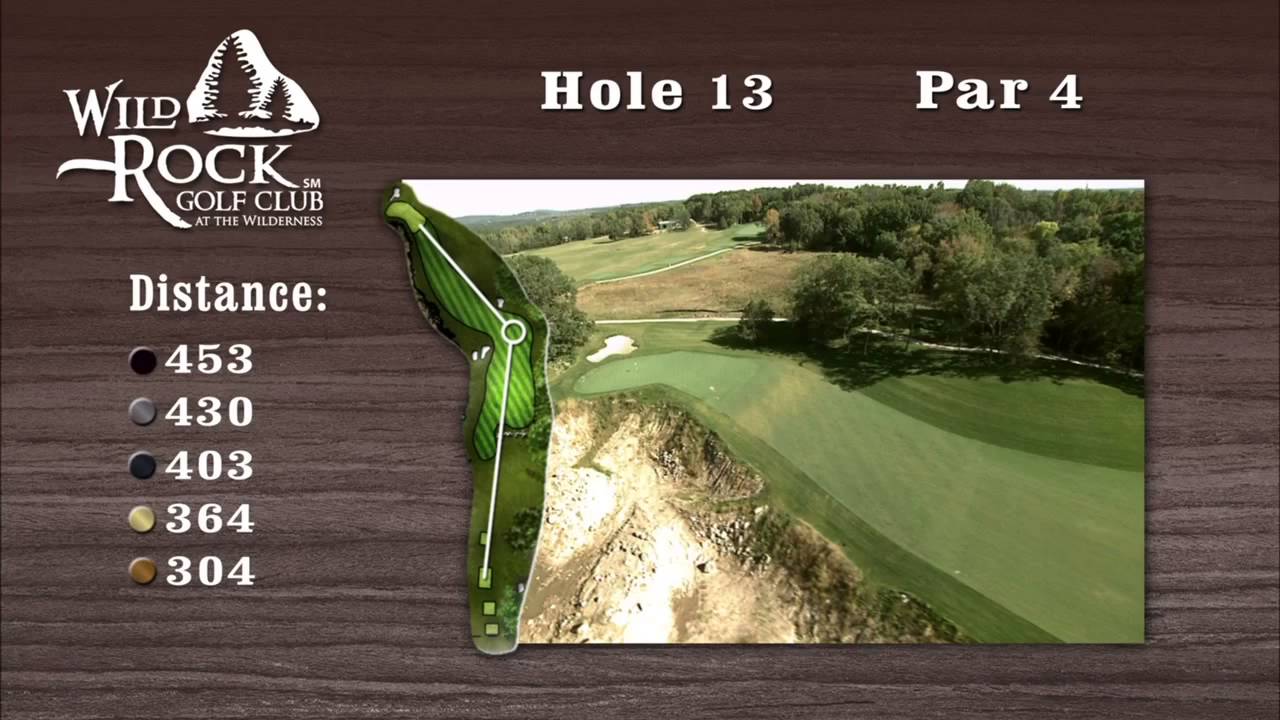 Wild Rock Golf Course Hole 13 Overview - YouTube