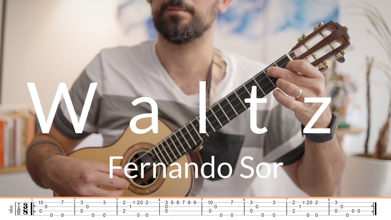 Waltz - Fernando Sor | Ukulele Fingerstyle Tab | Grade 3 - YouTube