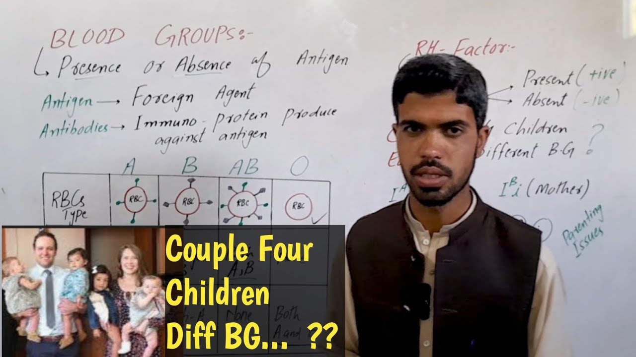 How blood groups differ. Is it possible for a couple 4 children each ...