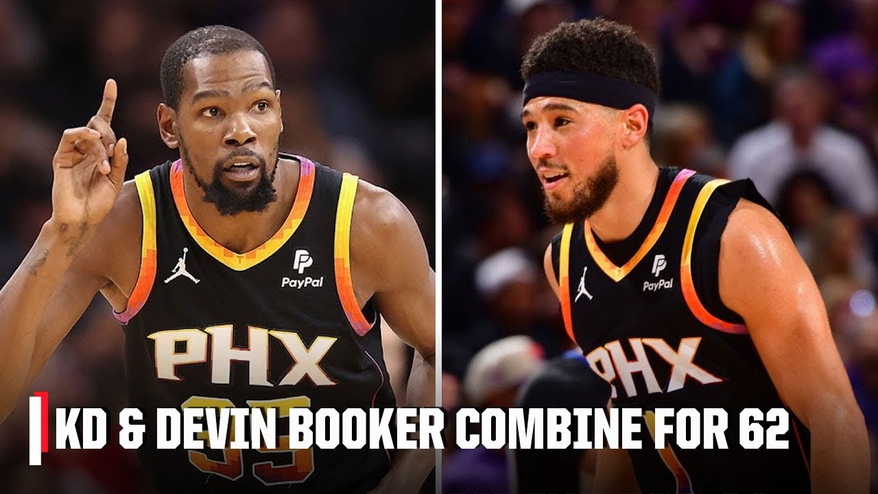 KD & Devin Booker combine for 62 POINTS in a MAJOR WIN over the Timberwolves 🤝 | NBA on ESPN ...