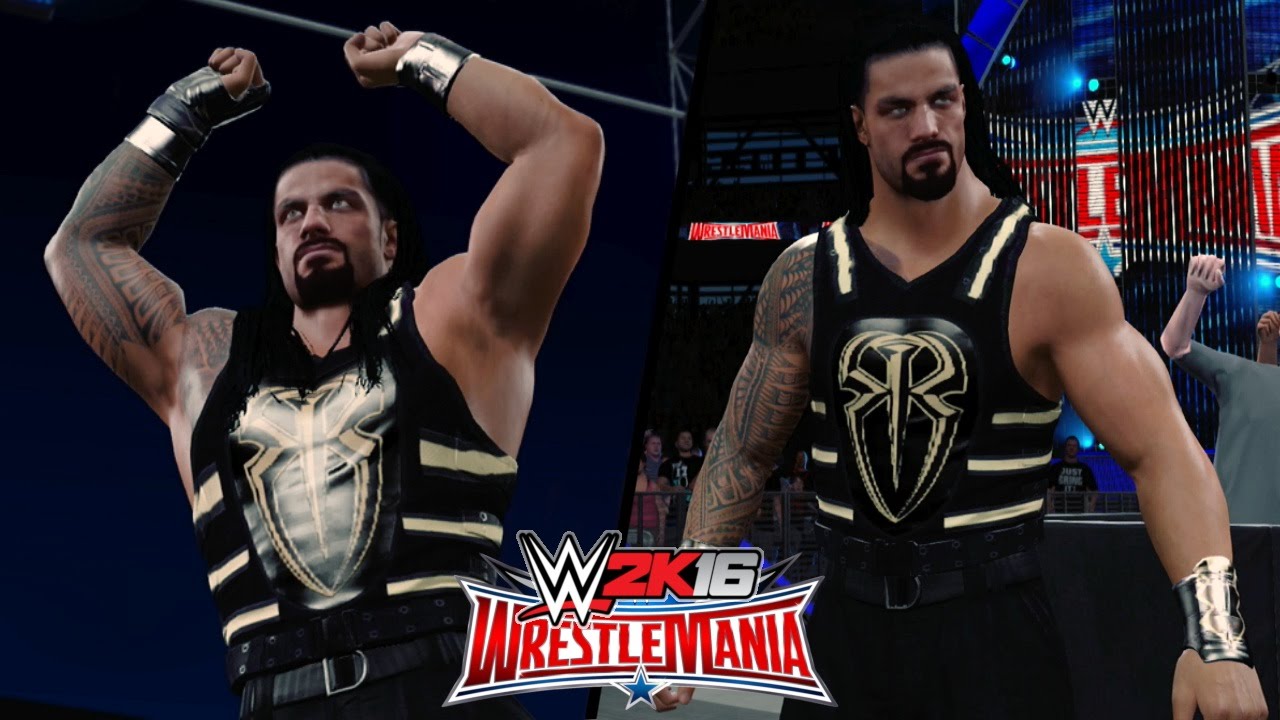 WWE 2K16 - Roman Reigns' WrestleMania 32 Attire! - YouTube