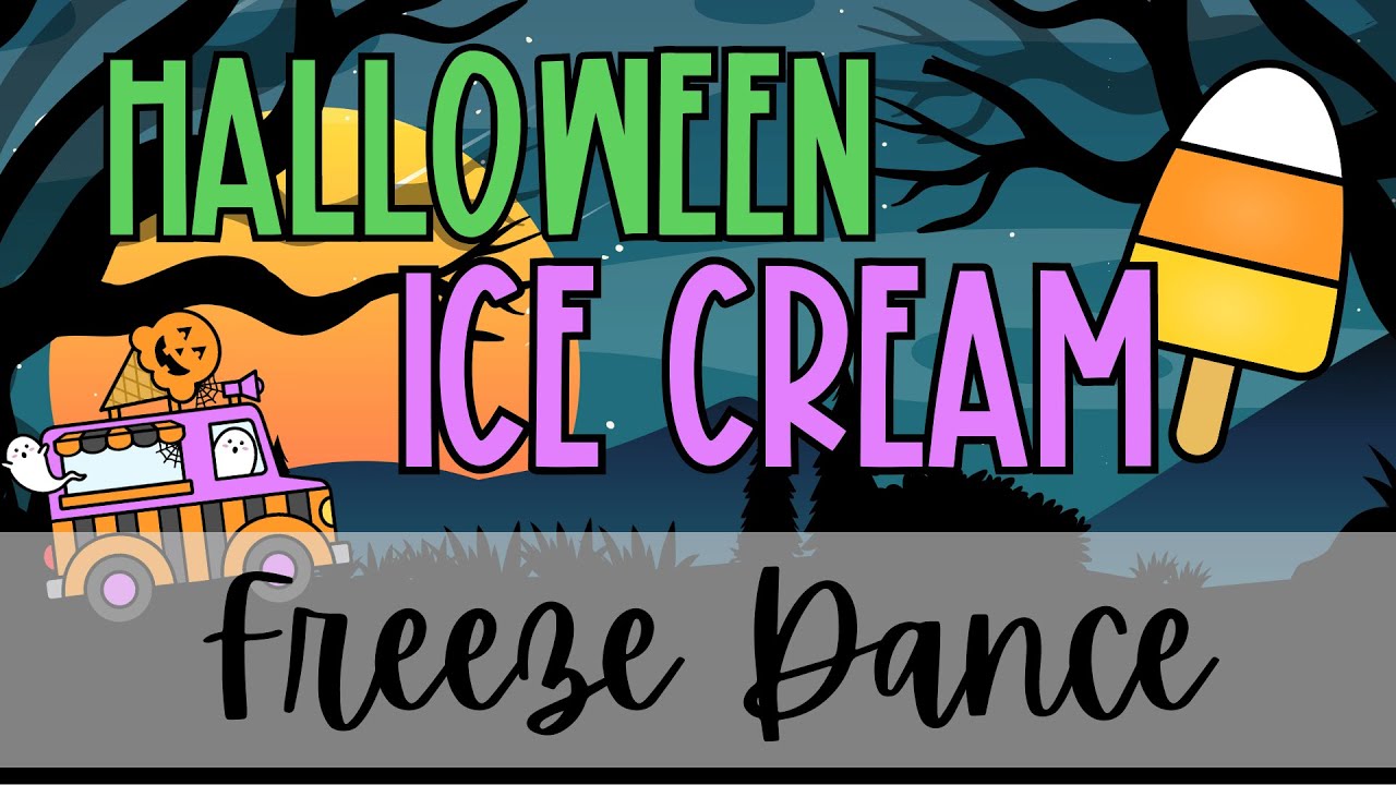 Halloween Ice Cream Freeze Dance - YouTube