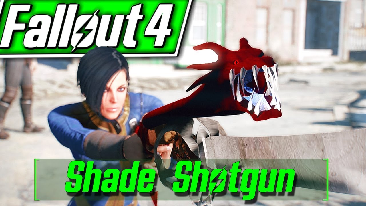 Fallout 4 - SHADE SHOTGUN - Talking Demonic Shotgun! - YouTube