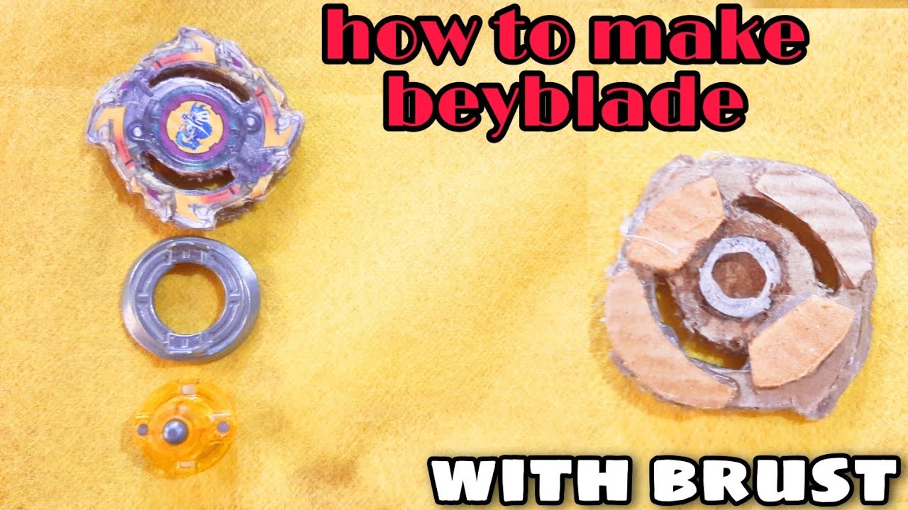 How to make beyblade burst at home | making beyblade brust - YouTube