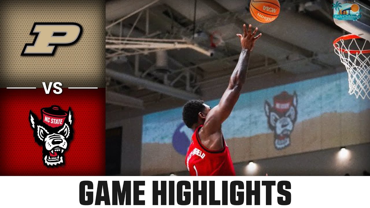 Purdue vs. NC State Game Highlights | 2024-25 ACC Men's Basketball ...