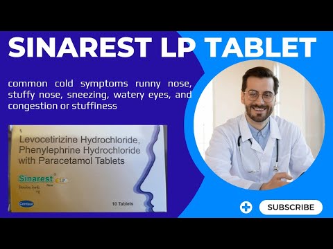 Sinarest LP Tablet || common cold runny nose, stuffy nose, sneezing ...