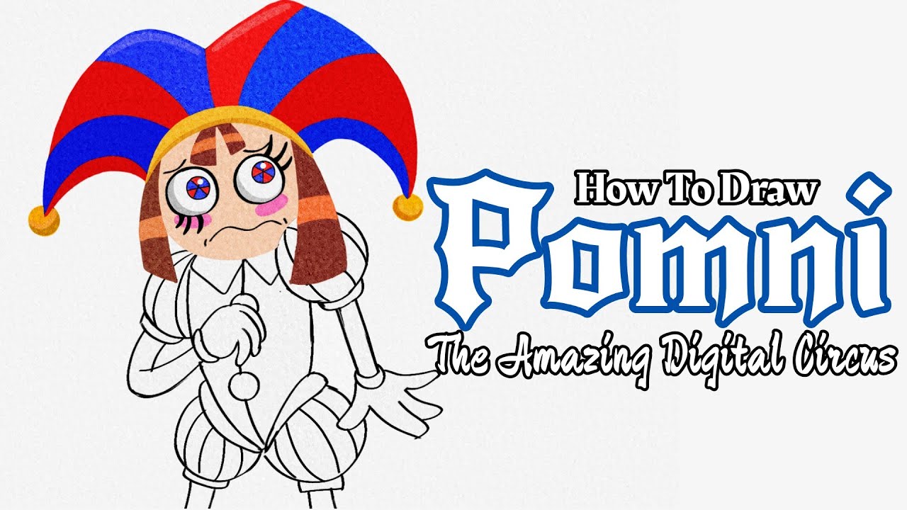 How to Draw Pomni From The Amazing Digital Circus | Easy Drawing ...