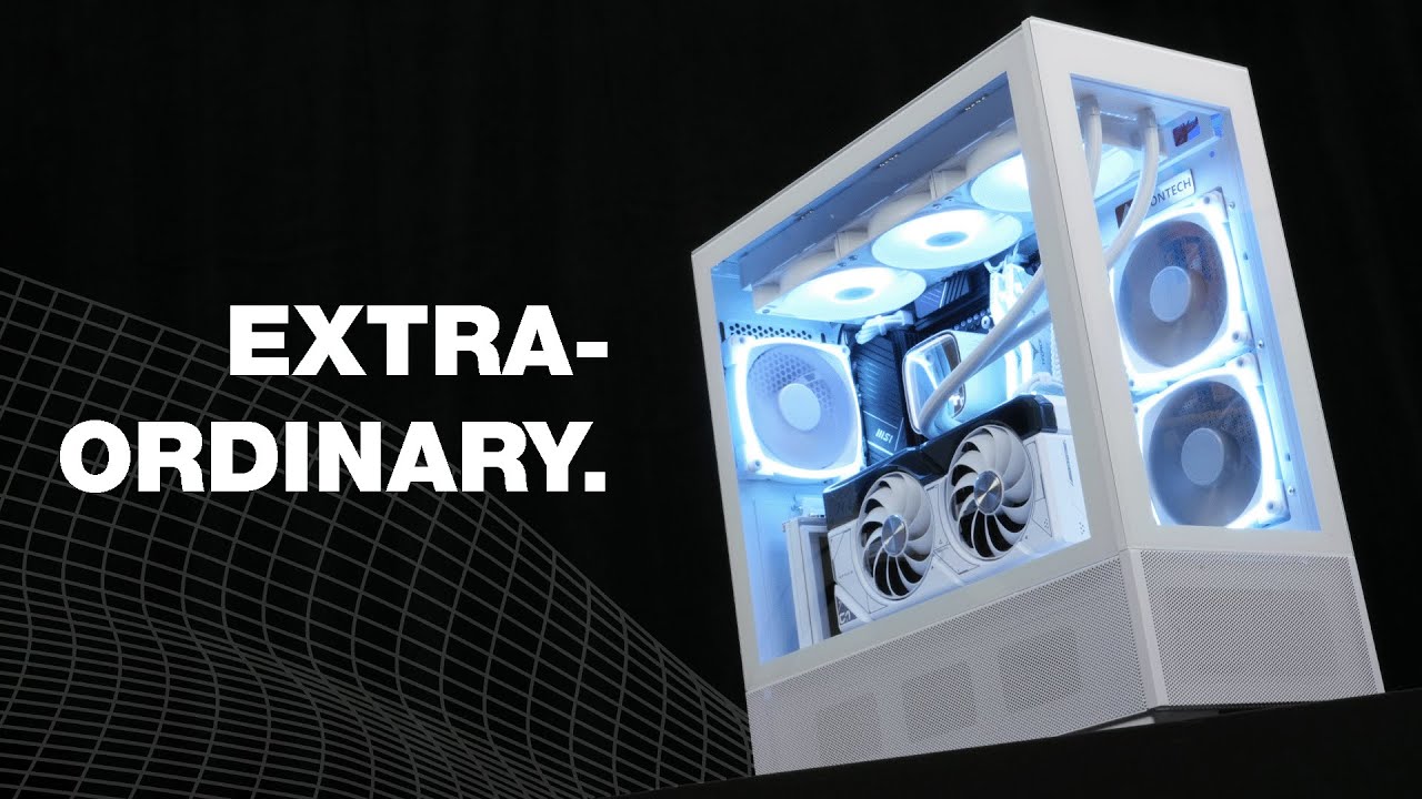 White PC, Reimagined | 7700X & RTX 4070 Gaming PC Build - YouTube