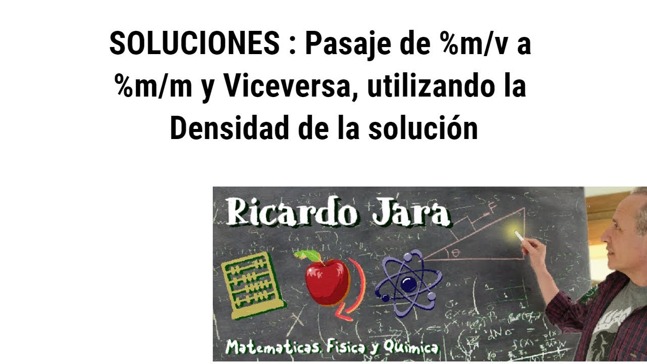 Soluciones Pasaje de %mv a %mm - YouTube